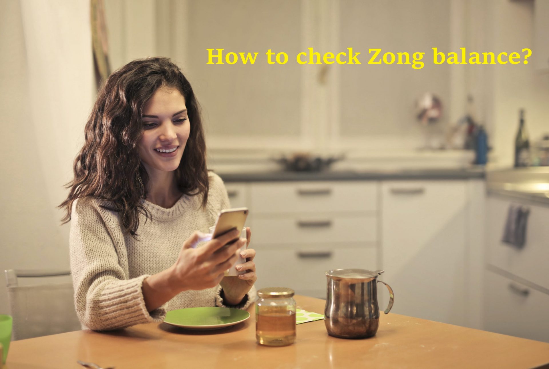 How to check Zong balance?